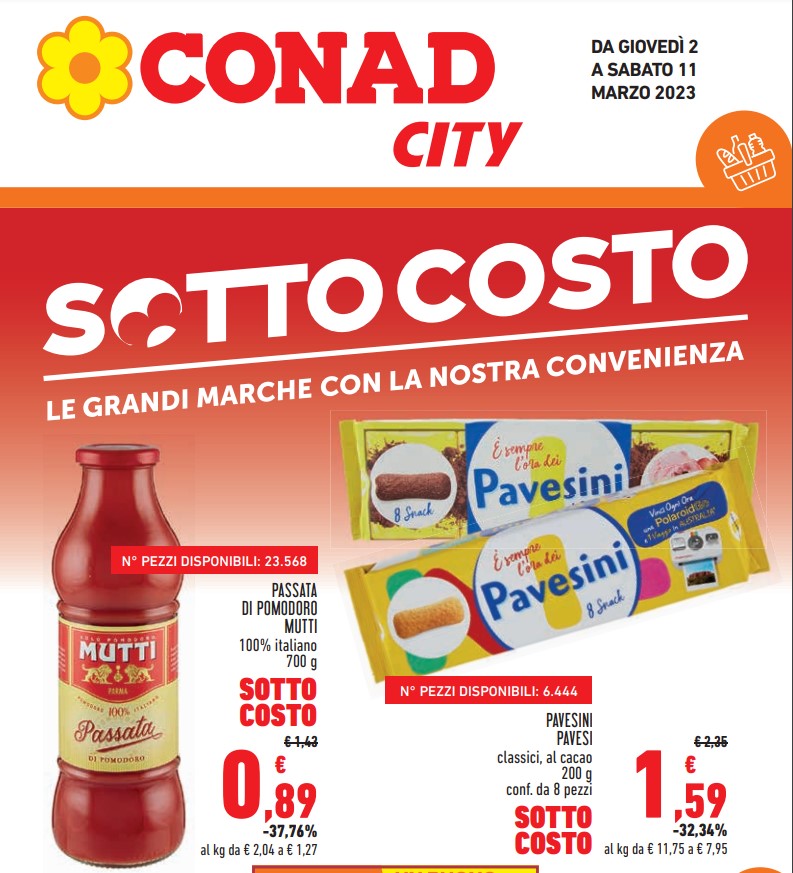 Nuovo Volantino Conad valido dal 2 marzo a Roma e nel Lazio. Anteprima ...