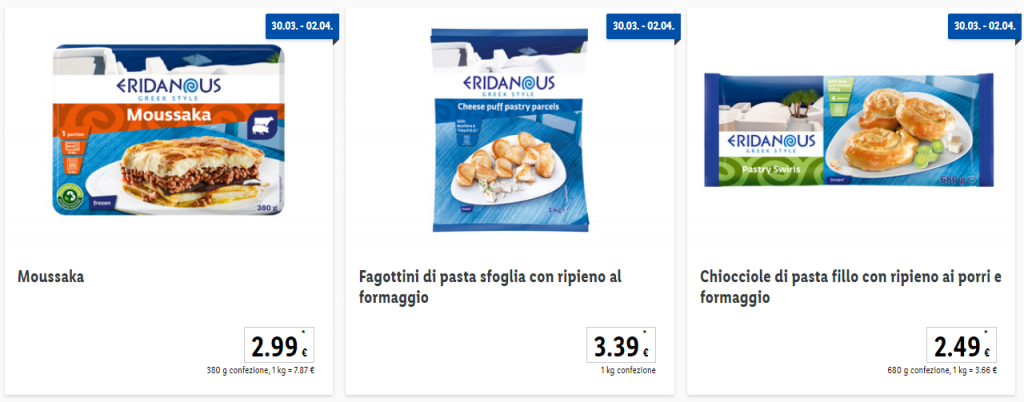 La Settimana Greca Lidl dal 27 Marzo: Delizie Mediterranee - Il Blog di ...