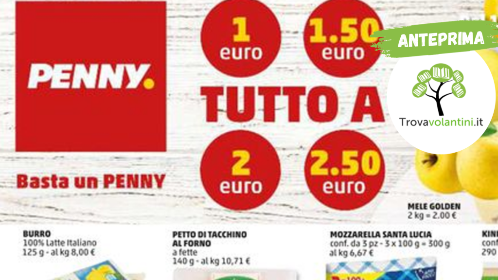 Anteprima Volantino Penny dal 18 al 28 Gennaio - Blog TV